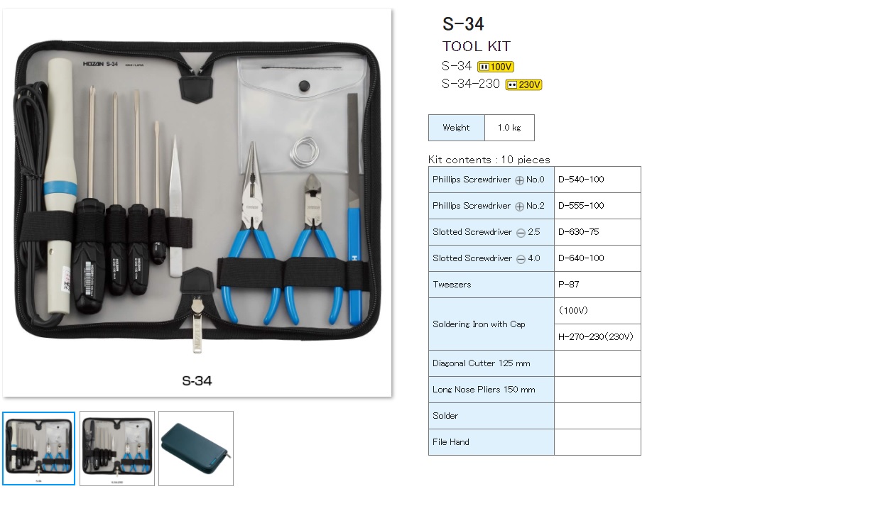 Ichiban Precision Sdn Bhd - Hozan - HOZAN TOOL KIT